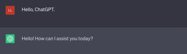 Hello ChatGPT | GPTPMT